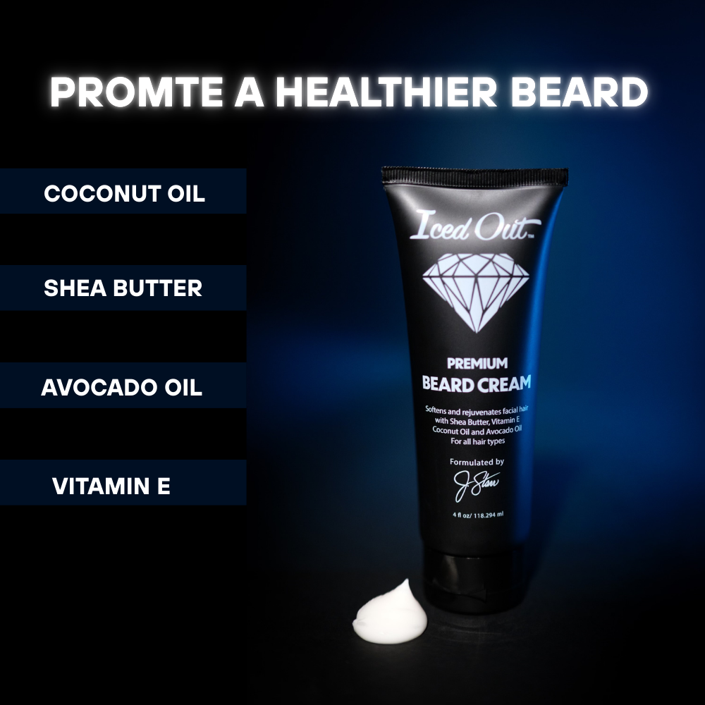 Iced Out Premium Beard Cream 4 fl oz – Iced Out Products